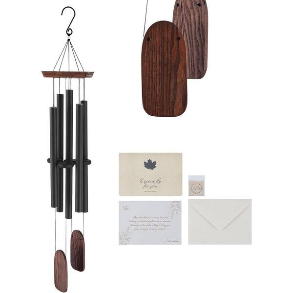 spca 48 in. Deep Tone Wind Chimes-Large 5-Tube Memorial Wind Chimes ...