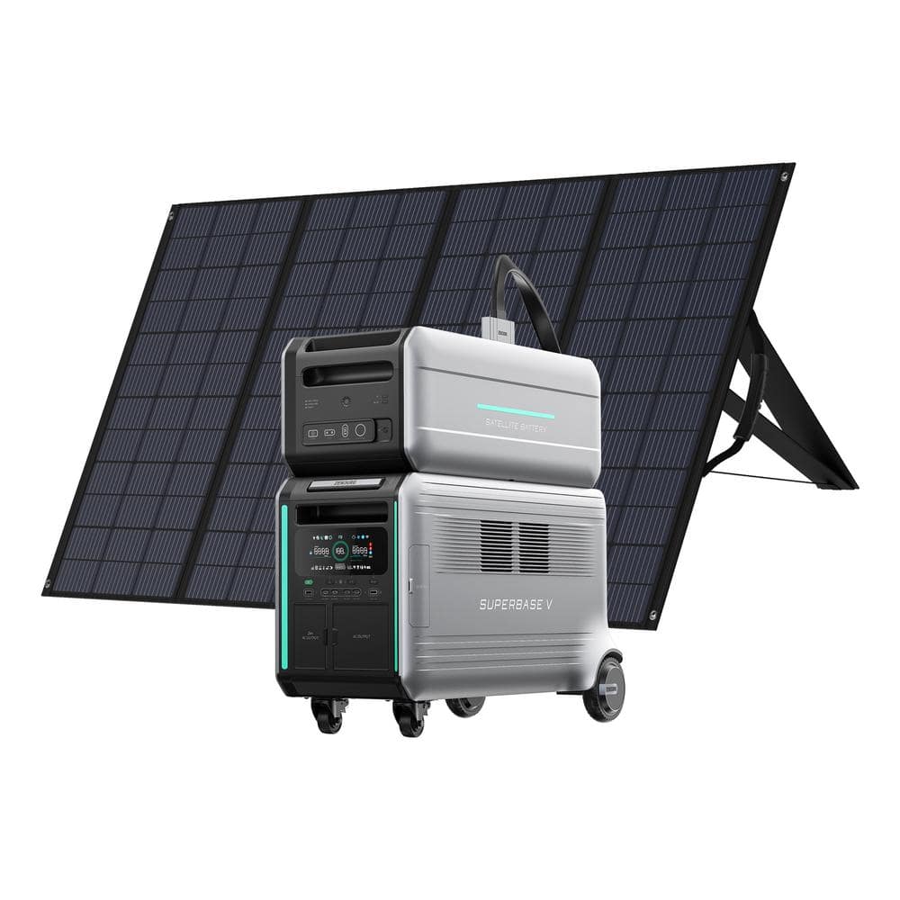 Zendure 3800W Output/6600W Plug and Play Solar Generator w/Dual Voltage ...