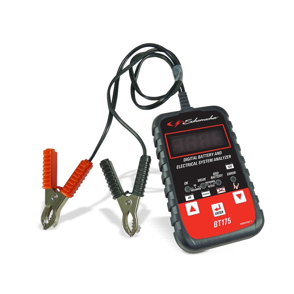 12-Volt Digital Automotive Battery Tester, Load Tester, and Voltmeter ...