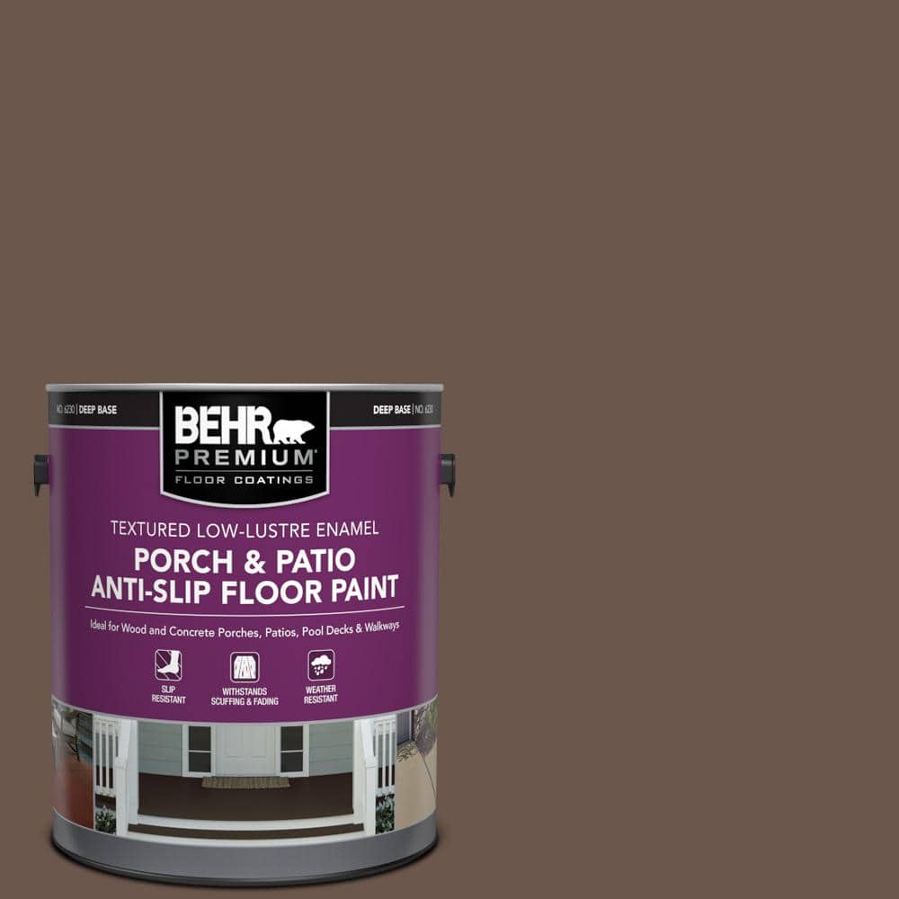 BEHR PREMIUM 1 gal. #SC-111 Wood Chip Textured Low-Lustre Enamel ...