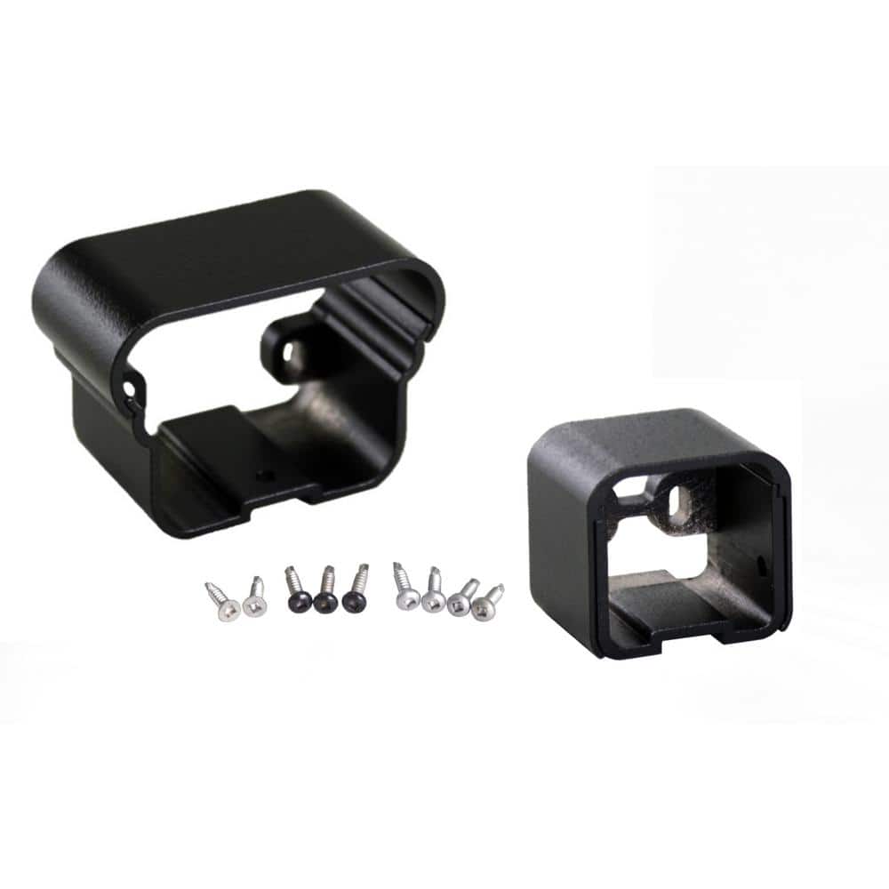 Pegatha Plus Black Aluminum Textured Level Bracket Kit (2-Piece) H ...