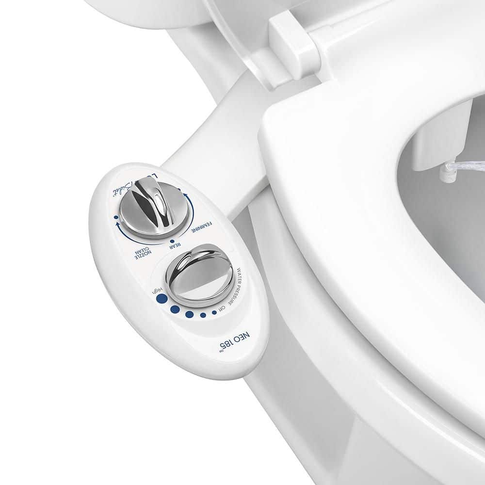 LUXE Bidet NEO 185 Dual Nozzle Self-Cleaning Non-Electric Attachable ...