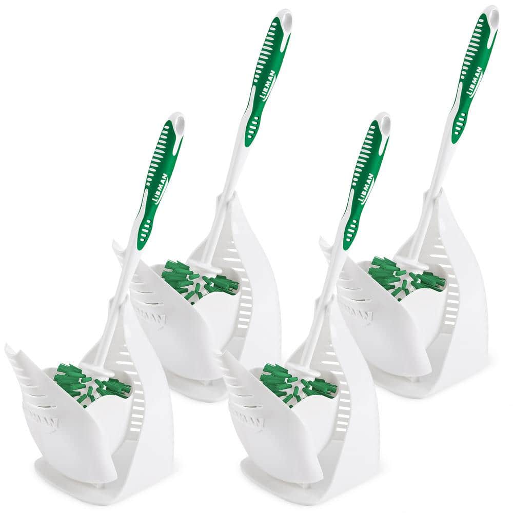 Libman Designer Toilet Bowl Cleaning Brush and Holder (4-Pack) 40 - The ...