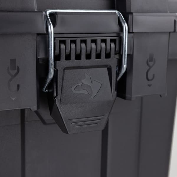 Husky 36.5 in. Black Heavy Duty Large Rolling Toolbox with Tool Tray ...