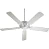 Quorum INTERNATIONAL Estate 52 in. Indoor Studio White Ceiling Fan ...
