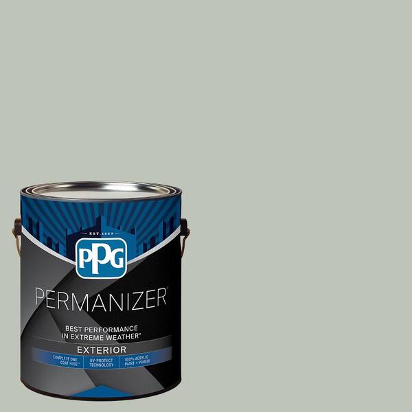 PERMANIZER 1 gal. PPG1128-4 Balsam Satin Exterior Paint PPG1128-4PZ-1SA ...