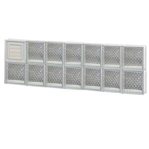 Clearly Secure 46.5 in. x 13.5 in. x 3.125 in. Frameless Diamond ...
