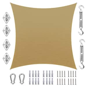 Pure Garden Sun Shade Canopy - 10 ft. x 13 ft. Curved Rectangle Sun ...