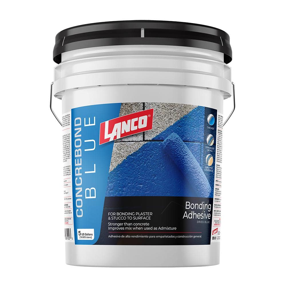 Lanco Concrebond 5 Gal. Rewettable Blue Bonding Adhesive CB1798-2 - The ...