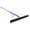 Bon Tool 6 ft. Aluminum Handle 30 in. Blunt Tooth Asphalt Lute Rake 22 ...