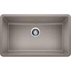 Blanco PRECIS Undermount Granite Composite 30 in. Single Bowl Kitchen ...