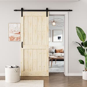 EH PUERTA 30 in. x 84 in. H Style White Primed MDF Assembly Required ...