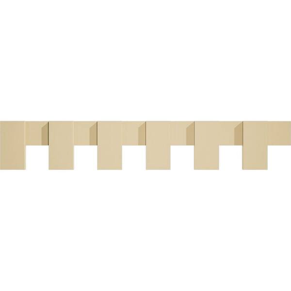 Ekena Millwork 1 in. D x 7 in. W x 42 in. L Primed Polyurethane Panel ...