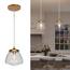 Uolfin Modern Bell Kitchen Pendant Lighting 1-Light Electroplated Brass ...