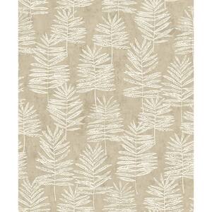 Zen Collection Green Tumbling Leaf Sheen Finish Non-Pasted Non-Woven ...