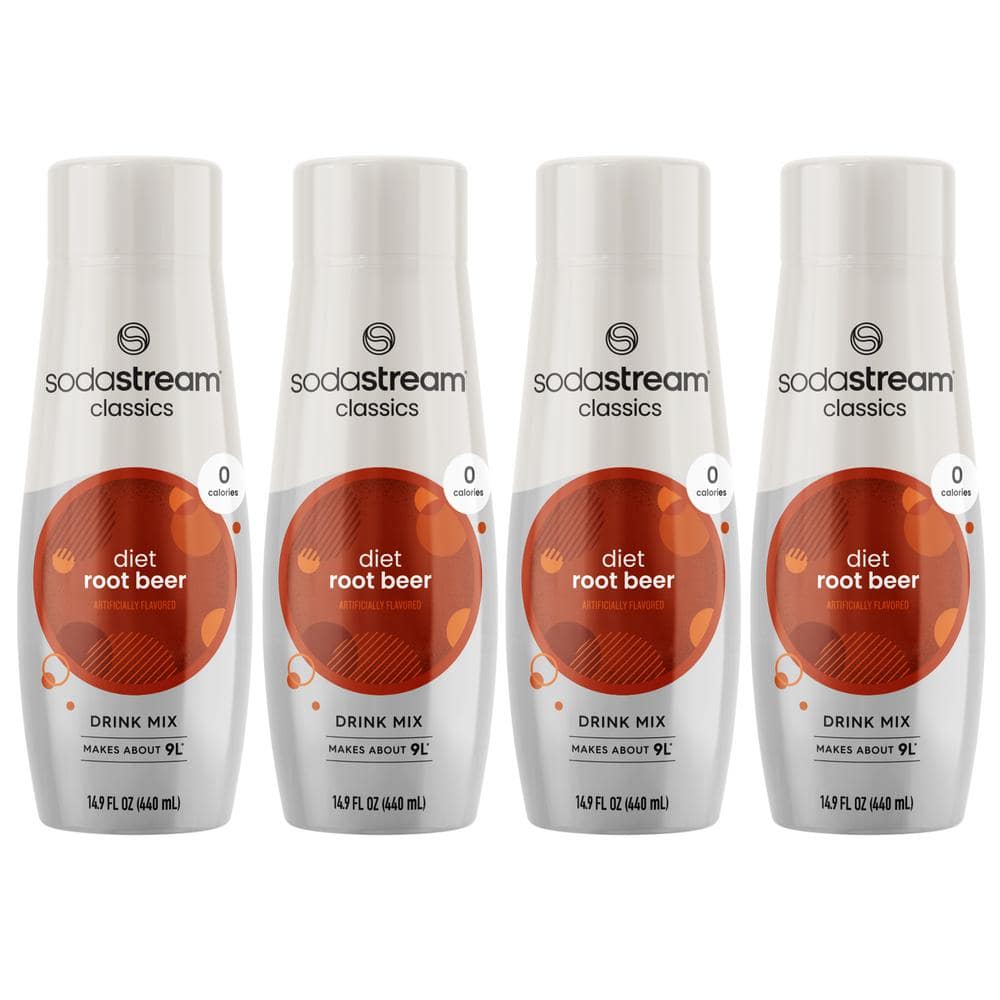 SodaStream 440 ml Diet Root Beer Soda Mix (Case of 4) 1102857010 - The ...