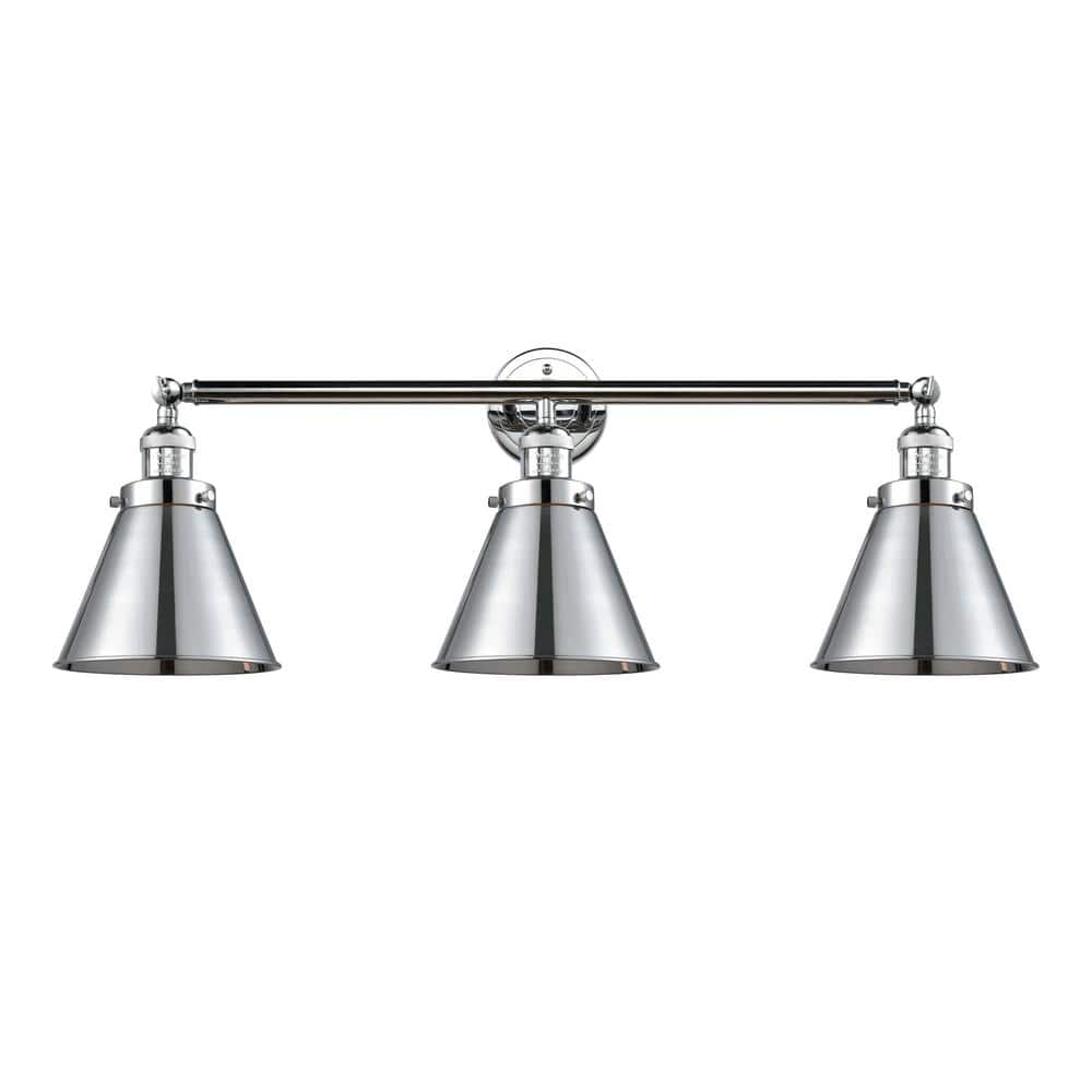 Innovations Appalachian 32 in. 3-Light Polished Chrome Vanity Light ...