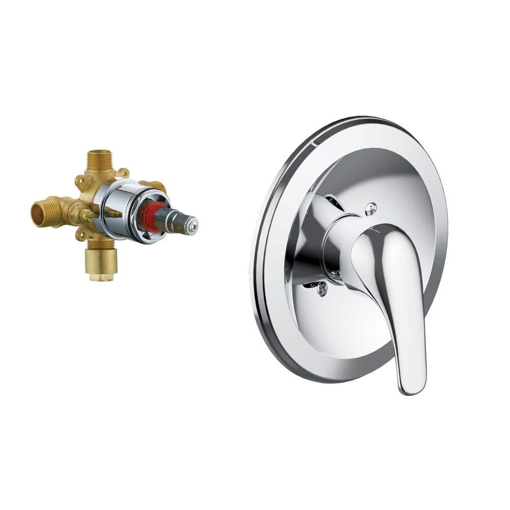 Design House Middleton II Transitional 1-Handle Wall Mount Shower Trim ...