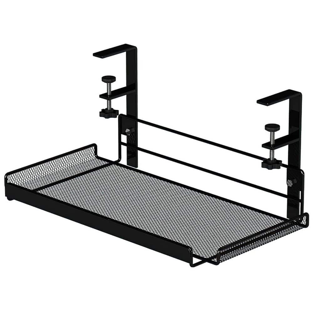 Yichuhaoxi Under Desk Cable Management Tray in Black Organizer Medium Space-Saving Durable ...