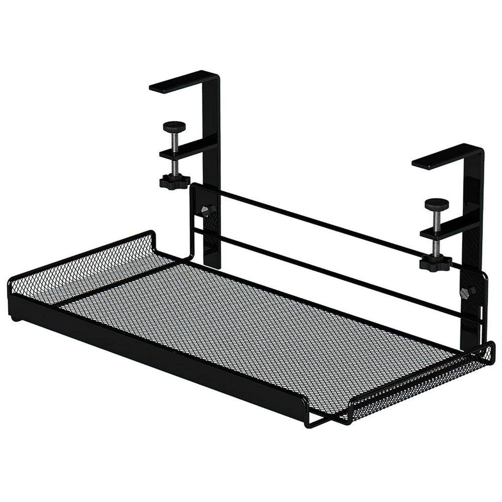 Yichuhaoxi Under Desk Cable Management Tray in Black Organizer Medium Space-Saving Durable ...