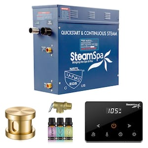 SteamSpa Oasis Series 6000-Watt Steam Generator with Continuous Steam ...