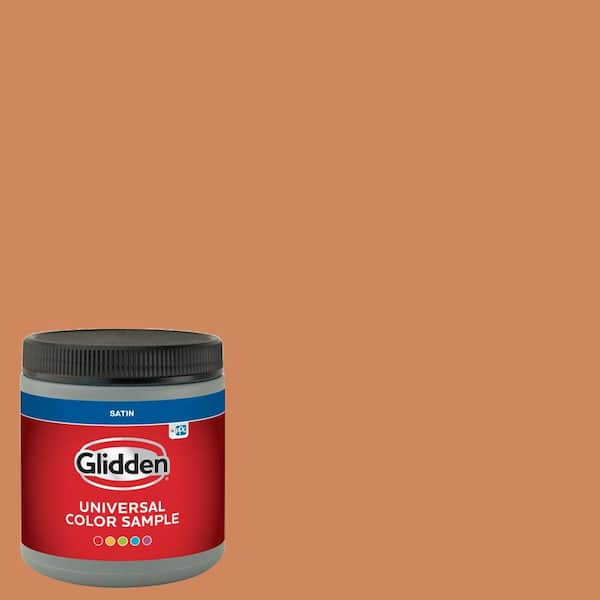 Glidden 8 oz. PPG1200-5 Georgian Leather Satin Interior Paint Sample ...