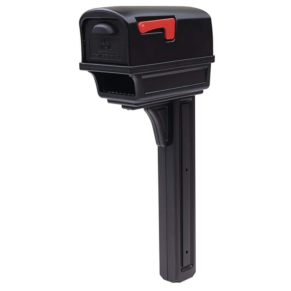 Architectural Mailboxes Gentry Black, Medium, Plastic, All-in-One ...