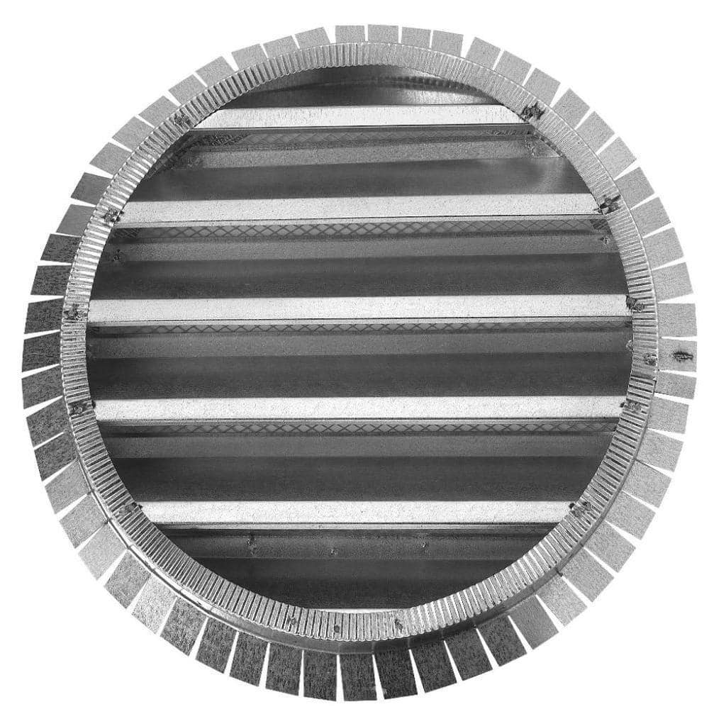 Gibraltar Building Products 18 in. x 18 in in. Round Metallic ...