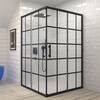 INSTER VENUS 36 in. W x 72 in. H Sliding Framed Corner Shower Enclosure ...