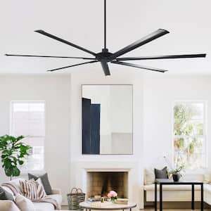 Parrot Uncle 100 in. Indoor/Outdoor Industrial Matte Black 7-Blade ...