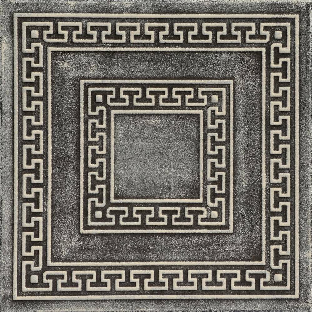 Reviews for A La Maison Ceilings Greek Key Brown Beige 1.6 ft. x 1.6 ft ...