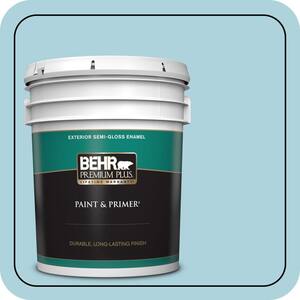 BEHR ULTRA 1 gal. #MQ4-55 Balboa Satin Enamel Exterior Paint & Primer ...