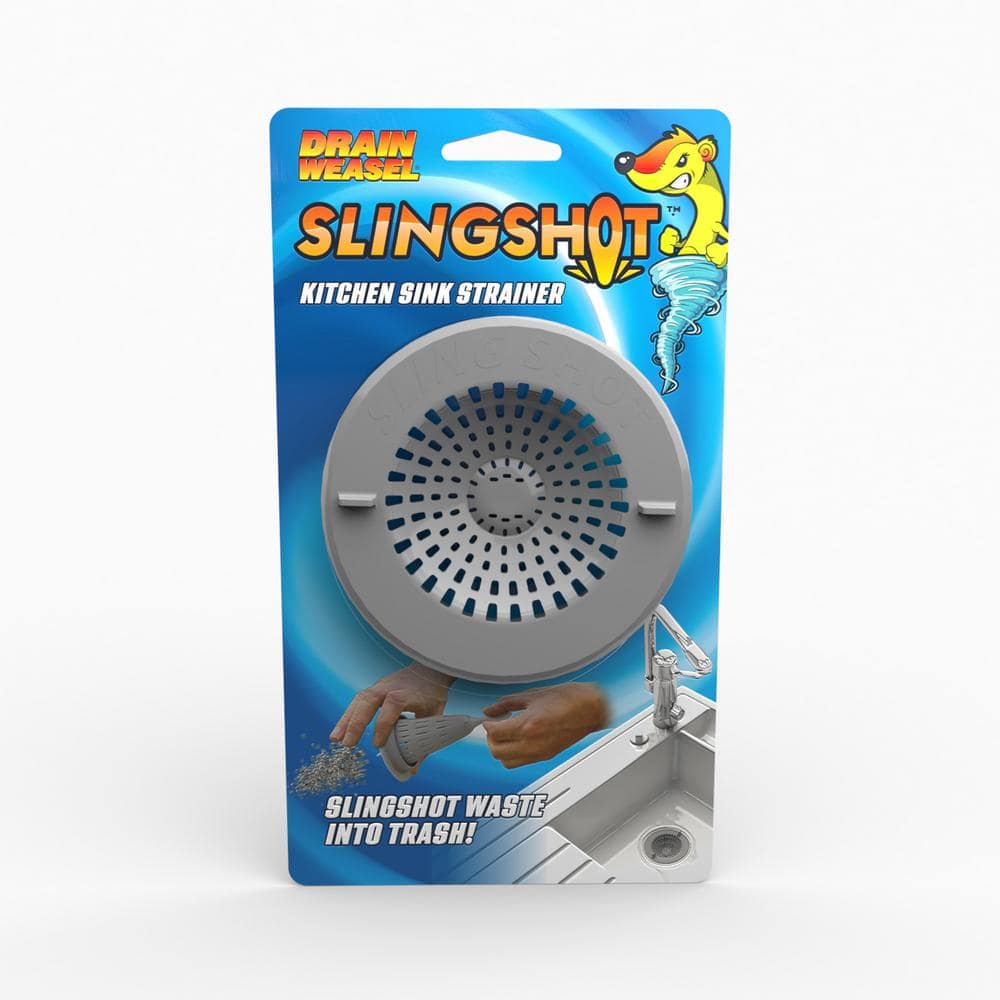 Drain Weasel Drain Weasel Slingshot Kitchen Sink Strainer SSK1 - The Home Depot