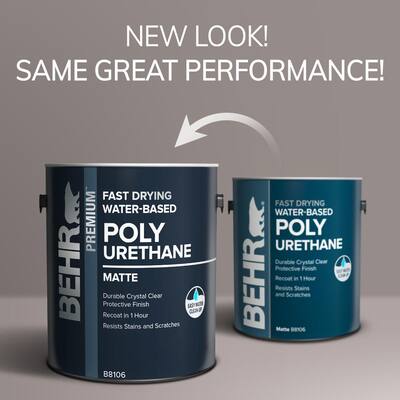 Flat/Matte - Polyurethane Wood Finish - Wood Finishes - The Home Depot