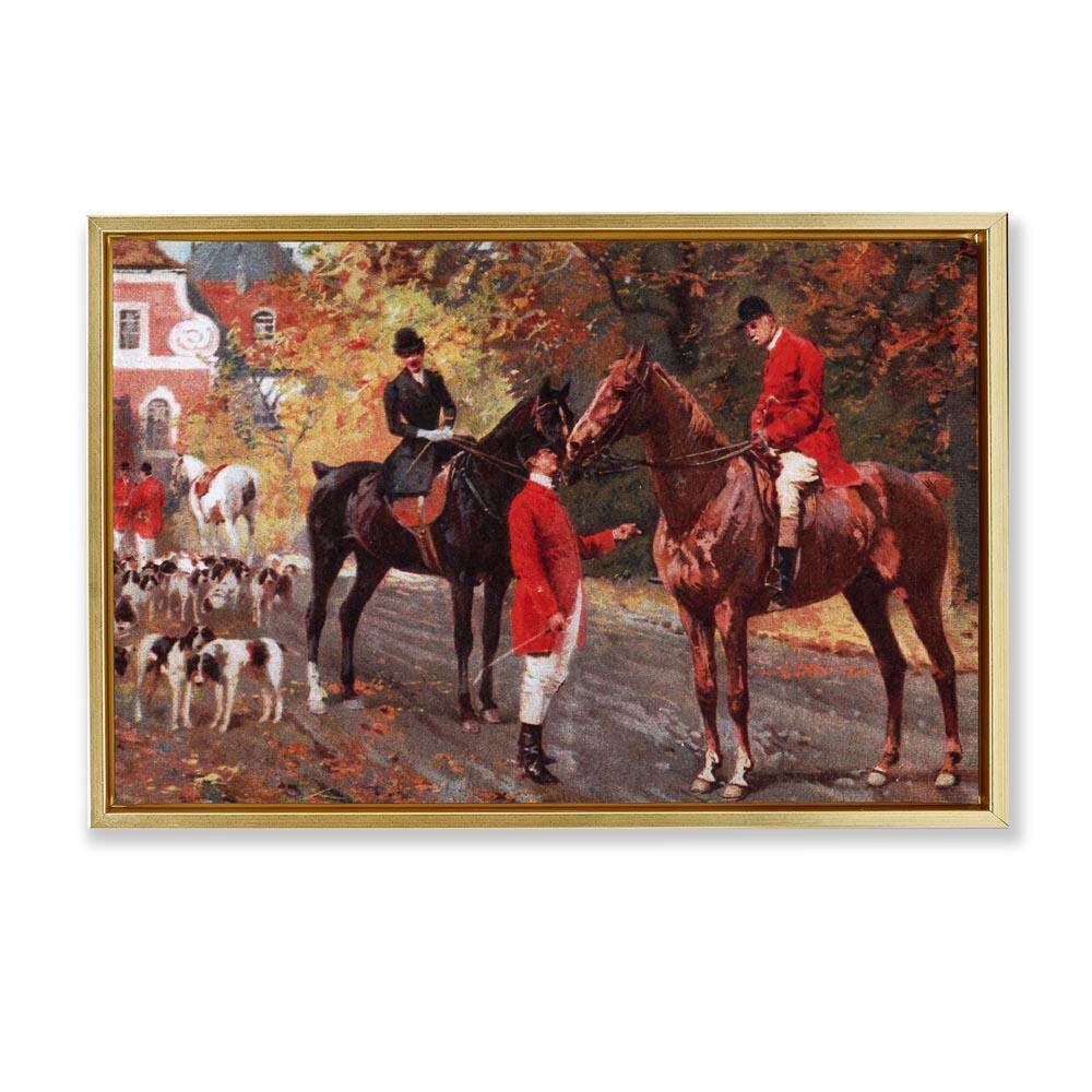 Stupell Industries Vintage Horses and Jockeys by Tina Higgins Designs ...