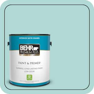 BEHR ULTRA 1 gal. #M450-3 Wave Top Extra Durable Satin Enamel Interior ...