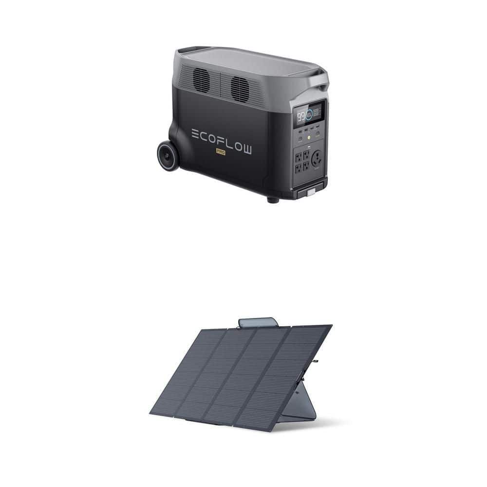 EcoFlow DELTA Pro 3600Wh Solar Generator, 3600W Output and 400-Watt ...
