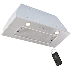 30 in. Under Cabinet Shell Only with Light, 5 Levels Wind-force, Remote ...