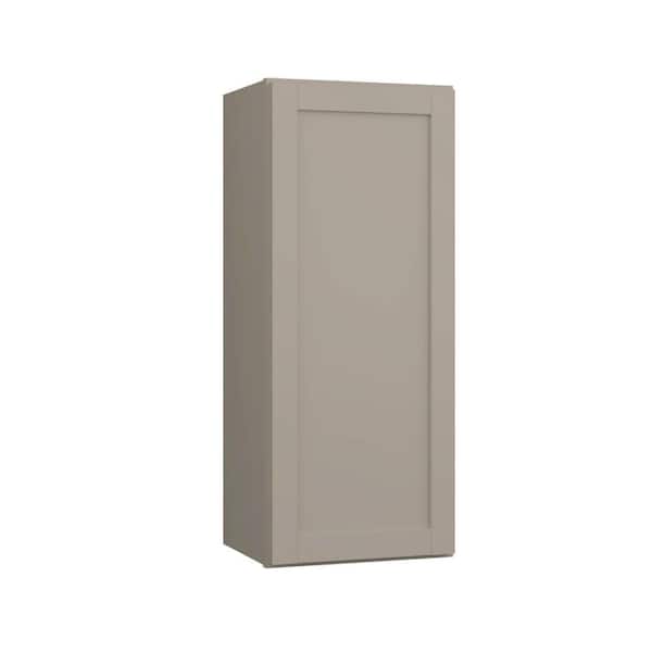 Hampton Bay Courtland 15 in. W x 12 in. D x 36 in. H Assembled Shaker Wall Kitchen Cabinet in ...