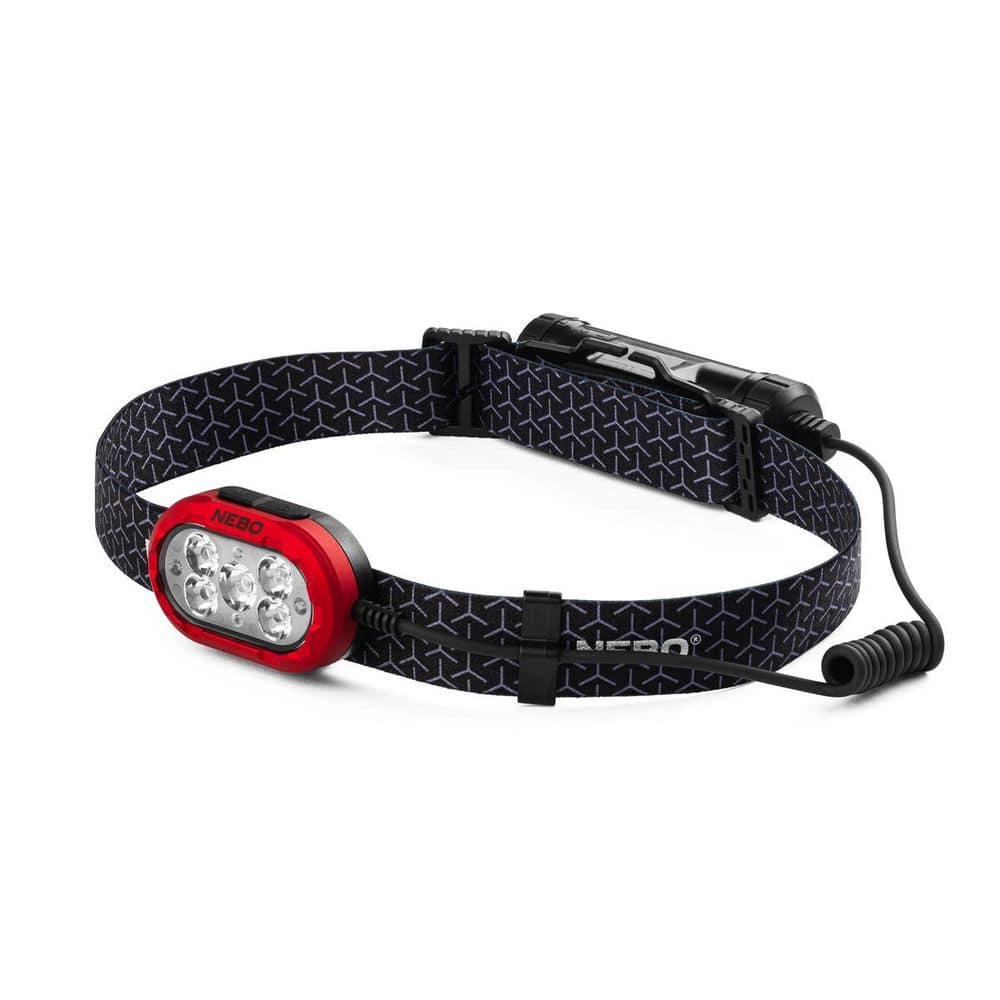 NEBO ILLUMATRACE 800-Lumens RC Battery LED Headlamp Flashlight NEB-HLP ...