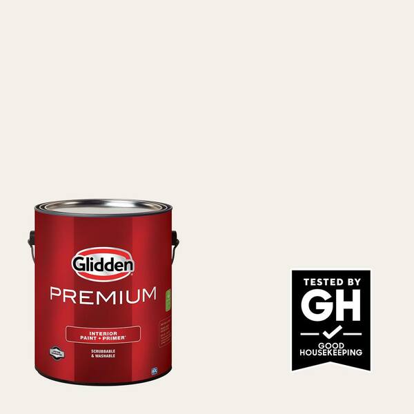 Glidden Premium 1 gal. PPG0998-1 Cotton Tail Eggshell Interior Latex ...