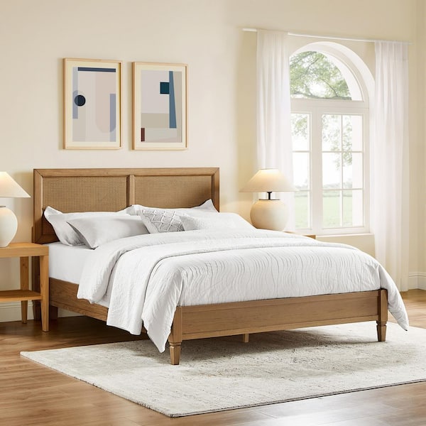 CROSLEY FURNITURE Katia Brown Frame Queen Panel Bed KF727005DW - The ...