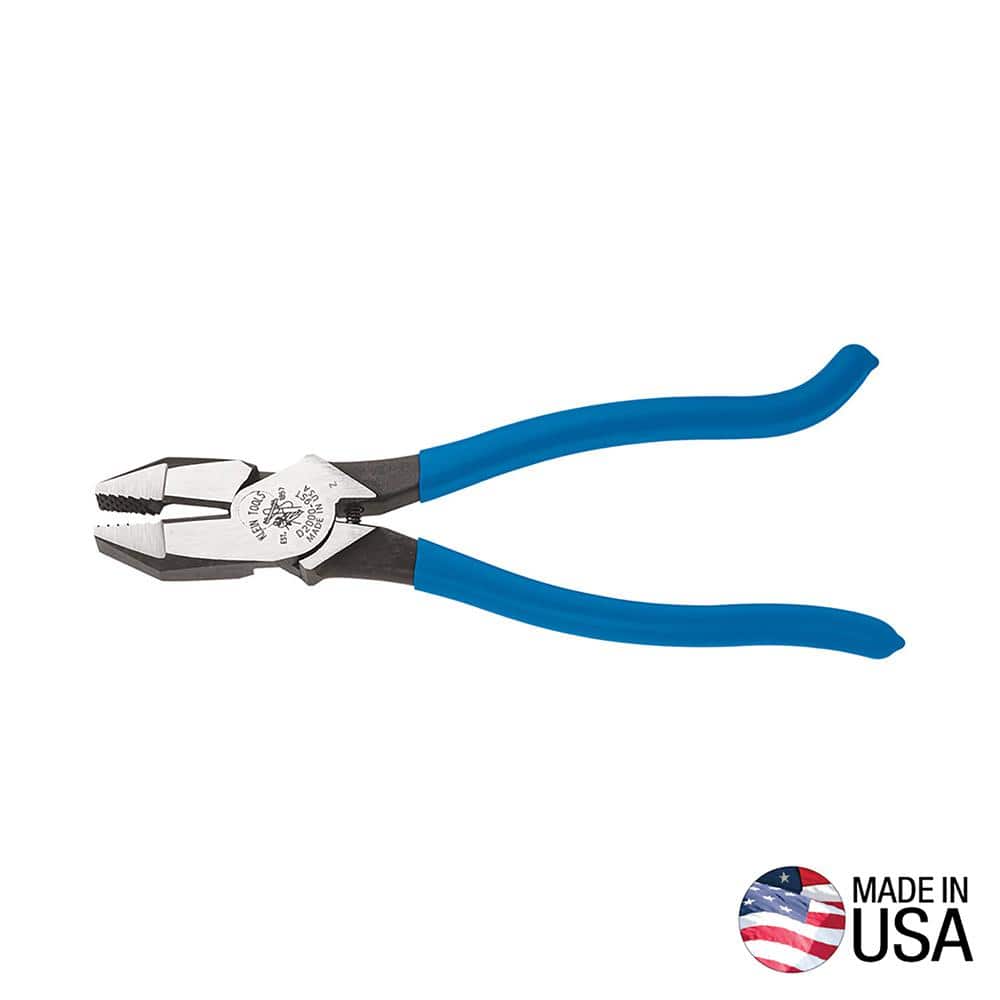 Klein Tools 9 in. High Leverage Ironworker's Pliers for Heavy Duty ...