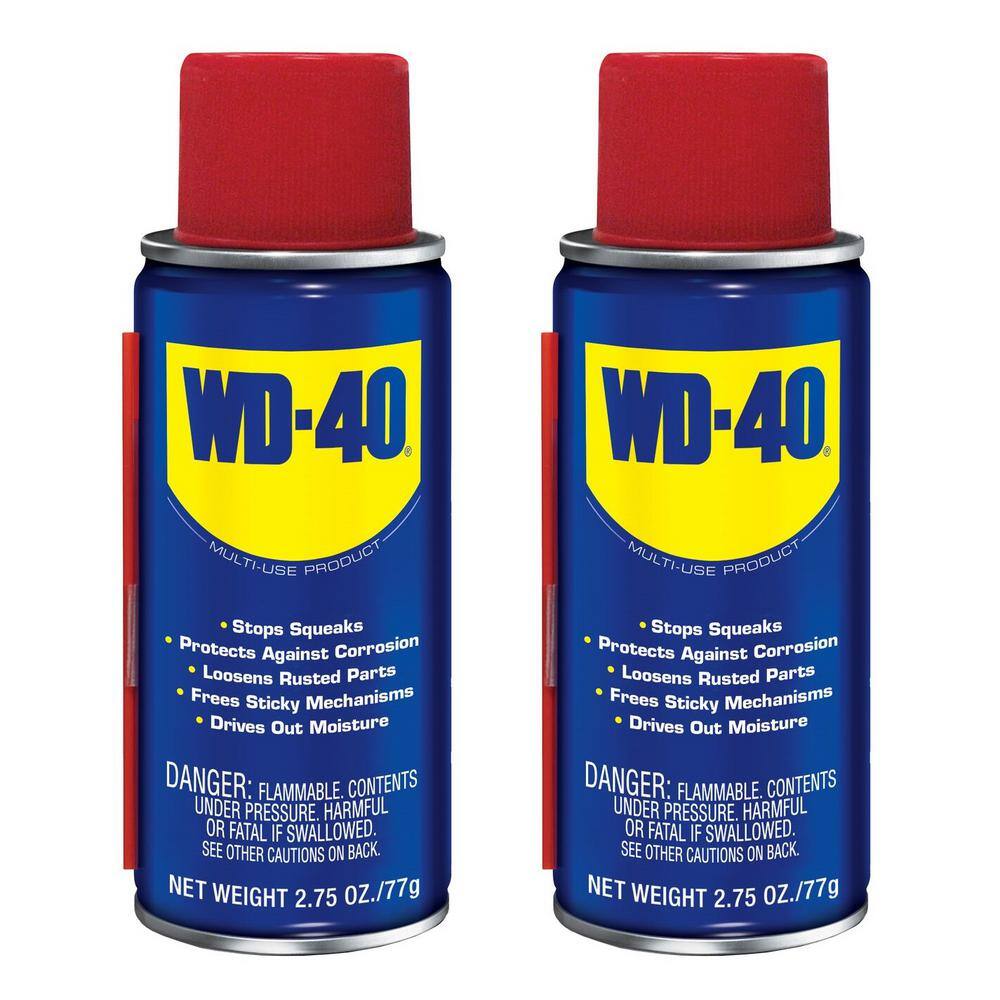 WD-40 2.75 oz. Multi-Use Product, Multi-Purpose Lubricant Spray, Handy ...