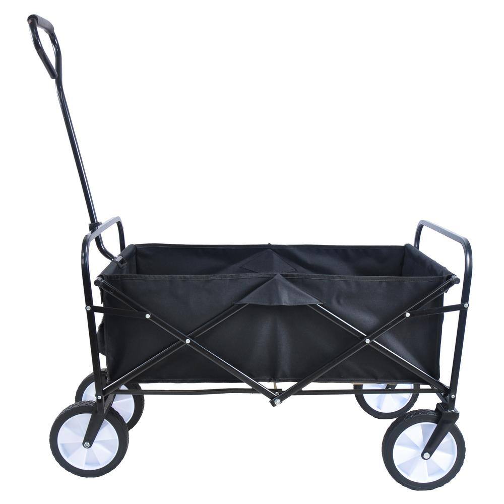 matrix decor 4 cu. ft. Metal Folding Wagon Garden Cart Shopping Beach ...