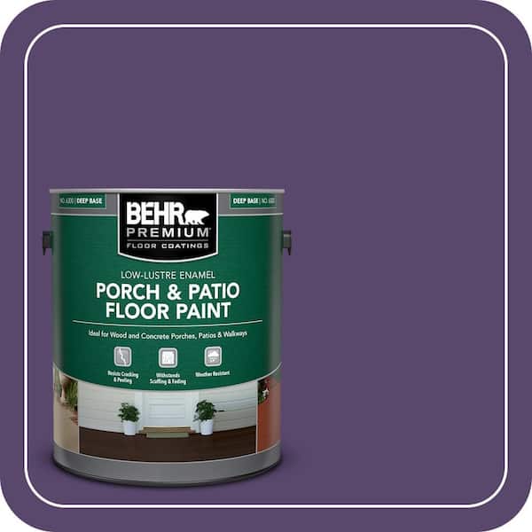 BEHR PREMIUM 1 gal. #P570-7 Proper Purple Low-Lustre Enamel Interior ...