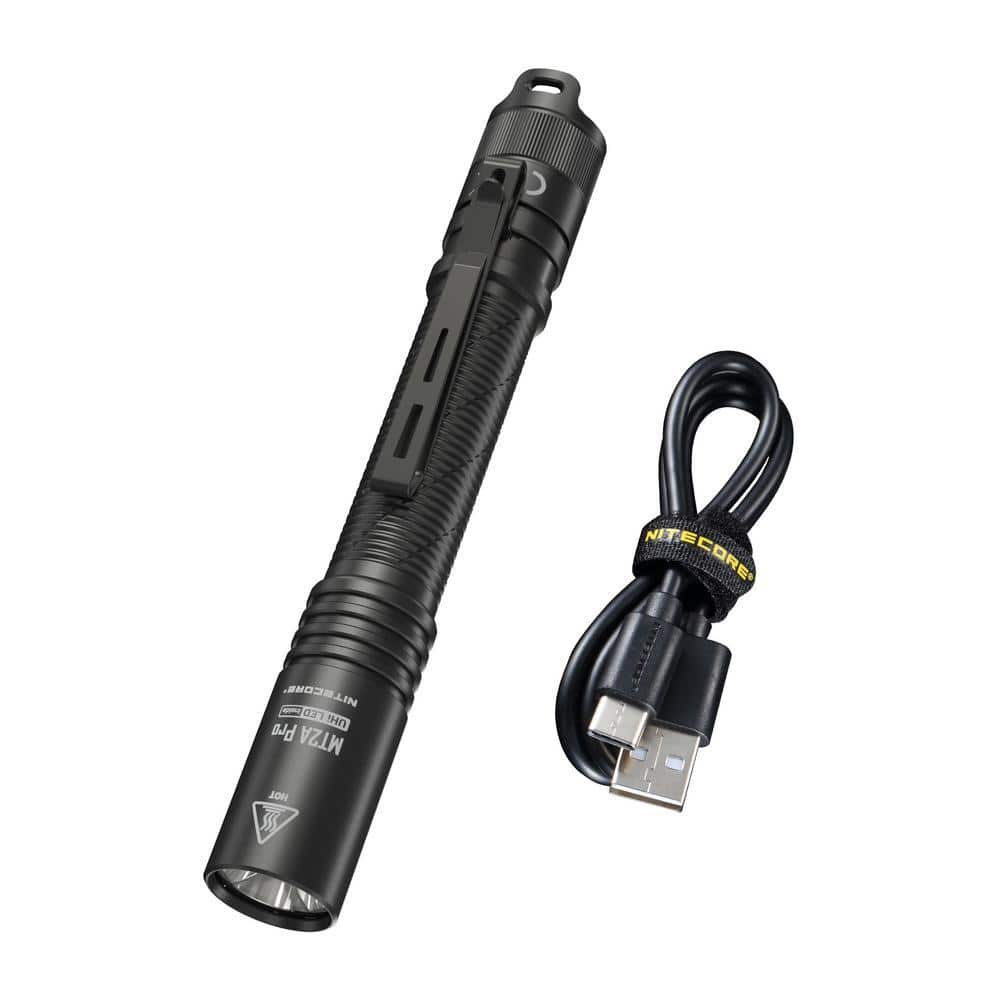 NITECORE MT2A Pro 1000 Lumens USB-C LED Clip-on Rechargeable Flashlight ...