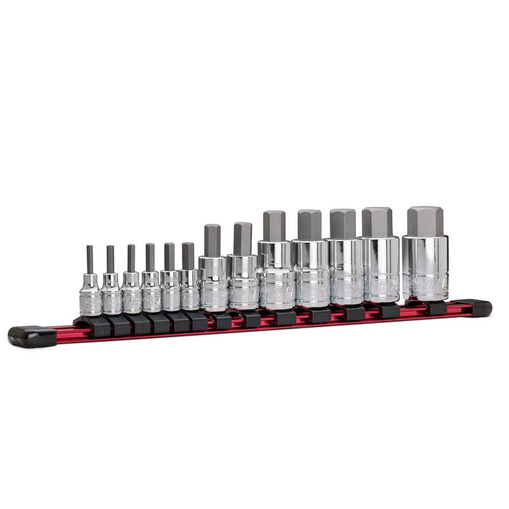 Capri Tools SAE Hex Bit Socket Set (13-Piece) 30500-13HS - The Home Depot