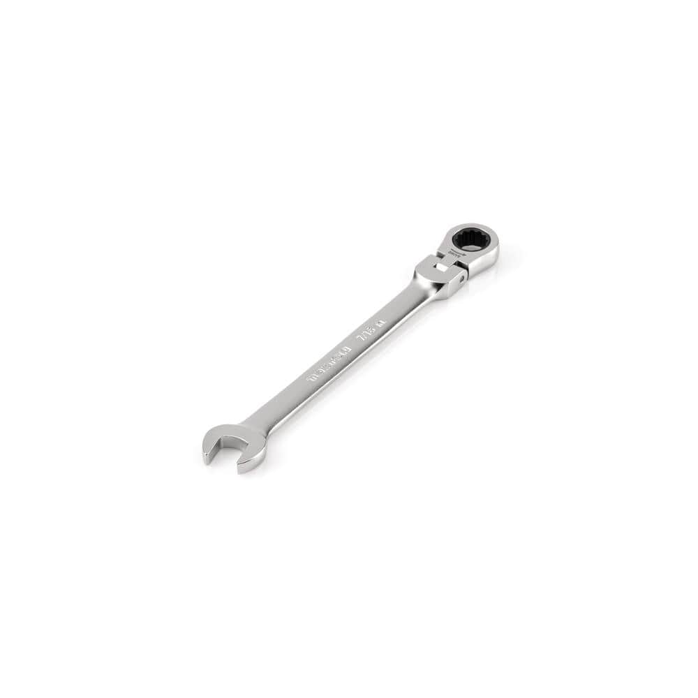 TEKTON 7/16 in. Flex Head 12-Point Ratcheting Combination Wrench ...