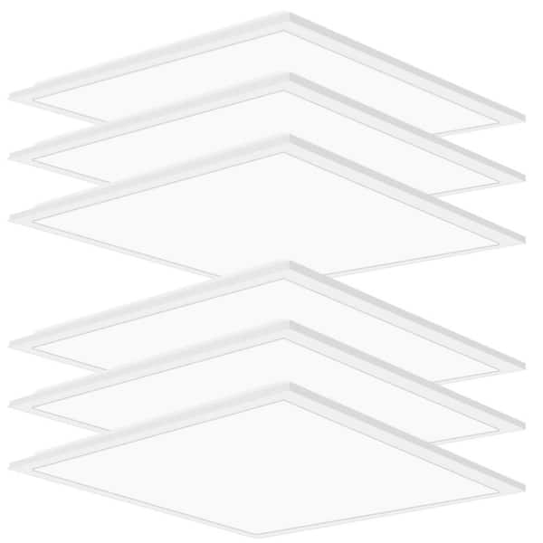 KOAOEIRS 2 ft. x 2 ft. 5000K Integrated LED Panel Light, 5800 Lumens ...